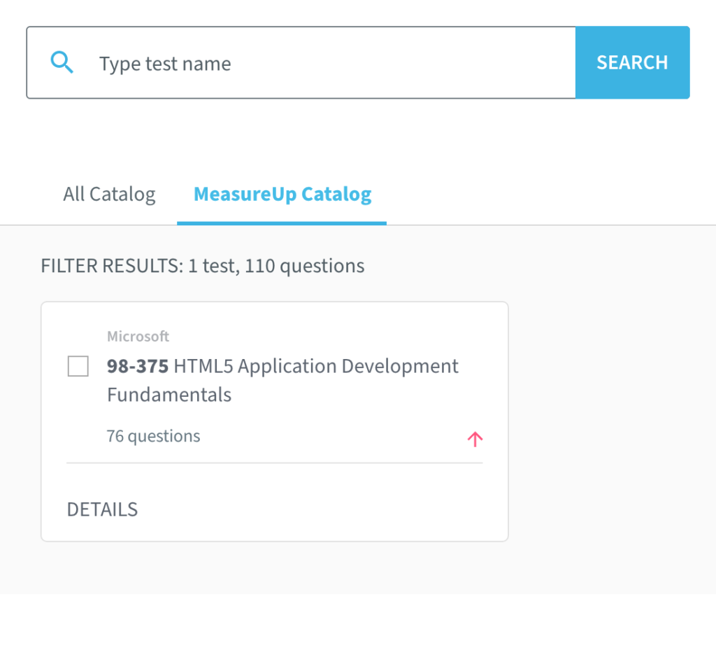 MeasureUp: Un catálogo creado por expertos IT | Pedagoo